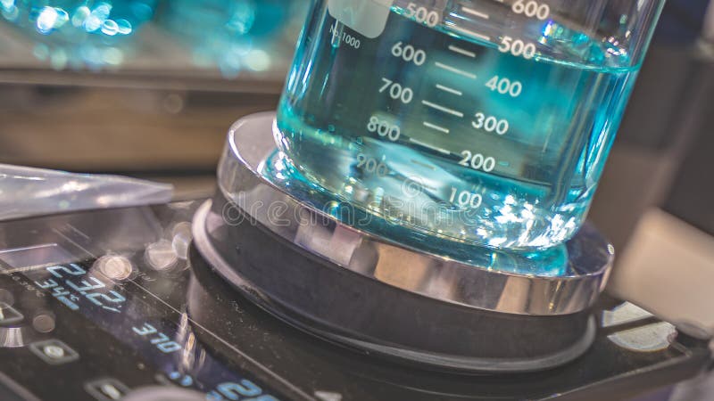 Experiment Beaker in Science Laboratory Stock Photo - Image of business ...