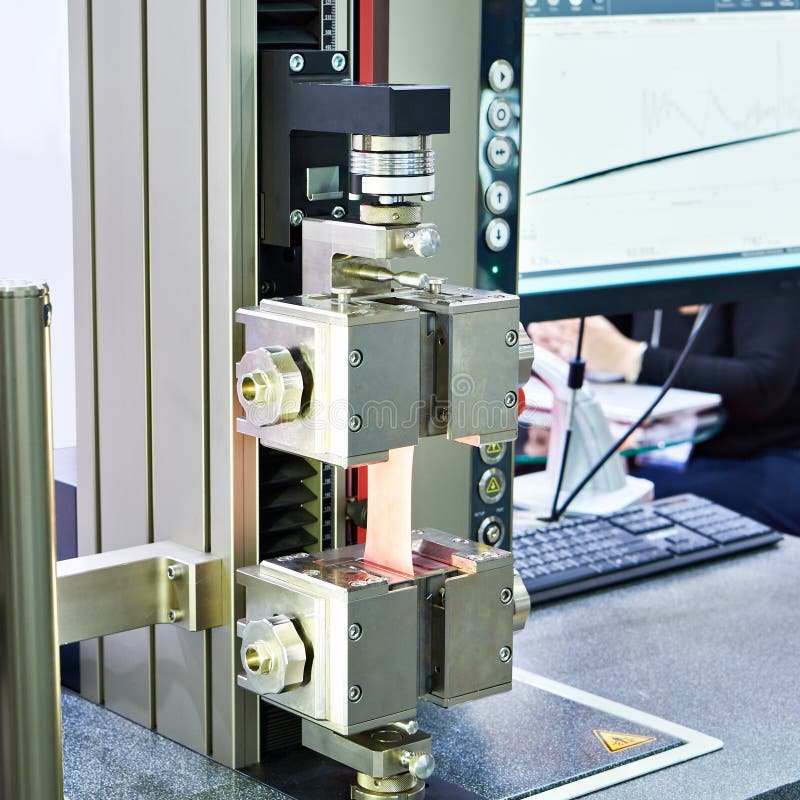 Machine for Testing Metal for Tensile Stock Photo - Image of business ...