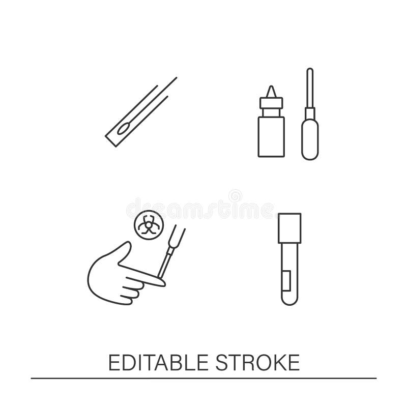 Testing line icon stock vector. Illustration of solution - 220862445