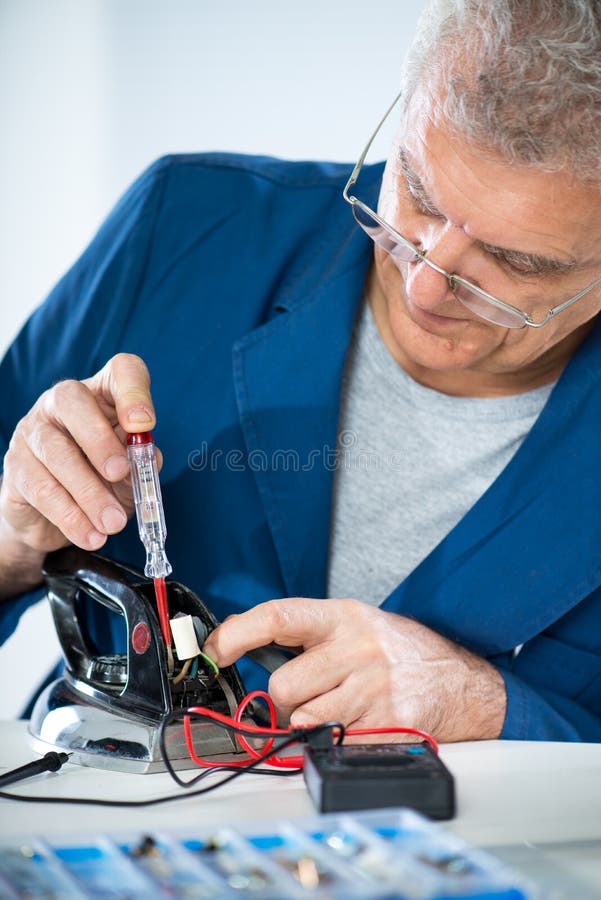 Testing Voltage stock image. Image of working, repairing - 38386239