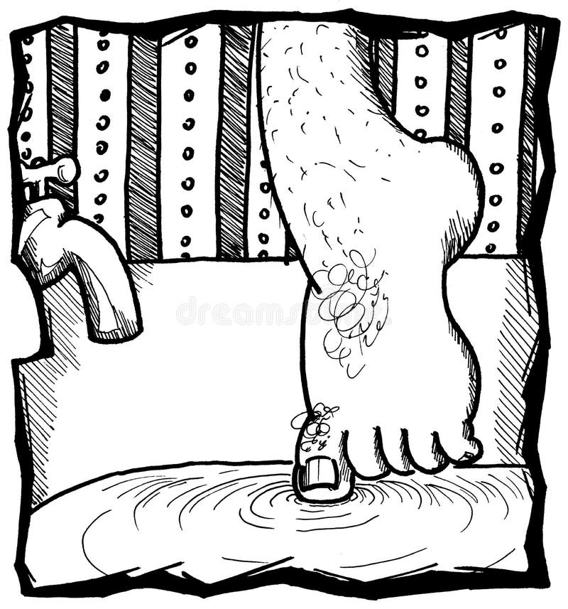 Testing the water stock illustration. Illustration of testing - 884814