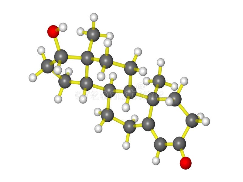 Testosterone stock illustration. Illustration of atom - 11881033