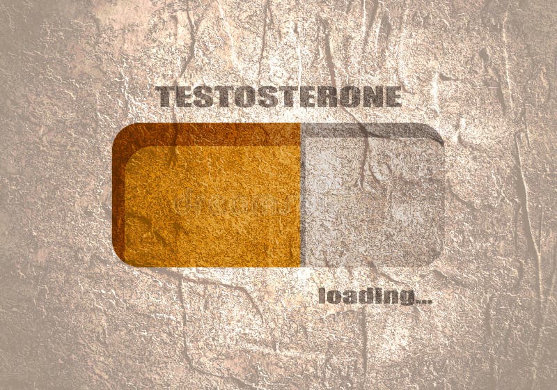 Testosterone level concept stock illustration. Illustration of ...