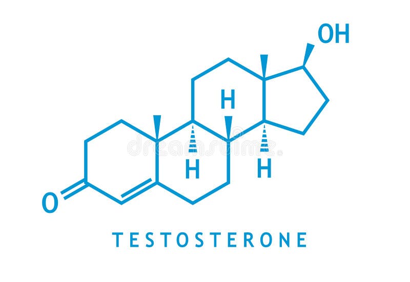 Testosterone molecule 2 stock vector. Illustration of testicles - 7687897