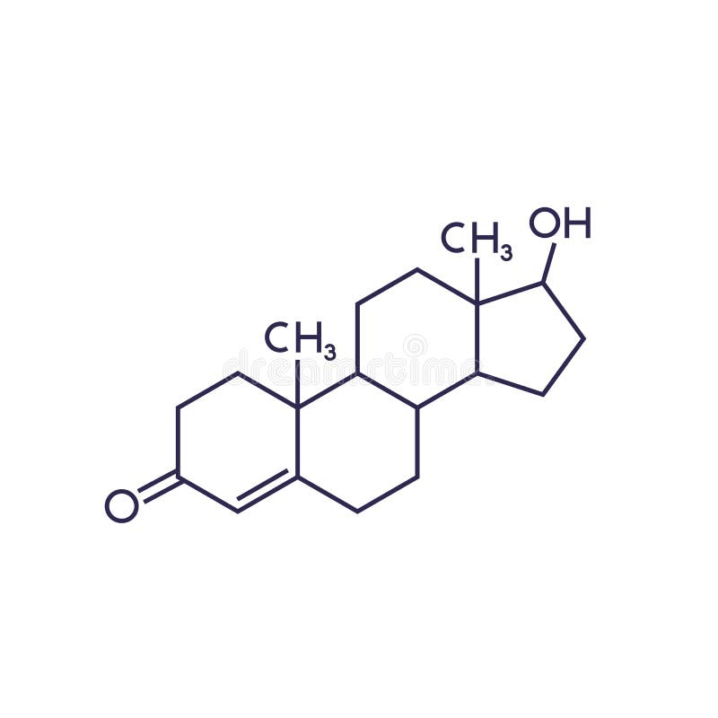 Testosterone Vector Icon Stock Vector Illustration Of Chemistry