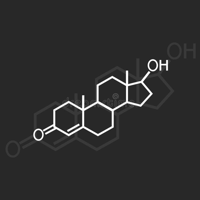 Testosterone vector icon stock vector. Illustration of chemical - 147933969