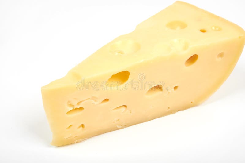 Cheese Isolated on White Background Stock Photo - Image of chees ...