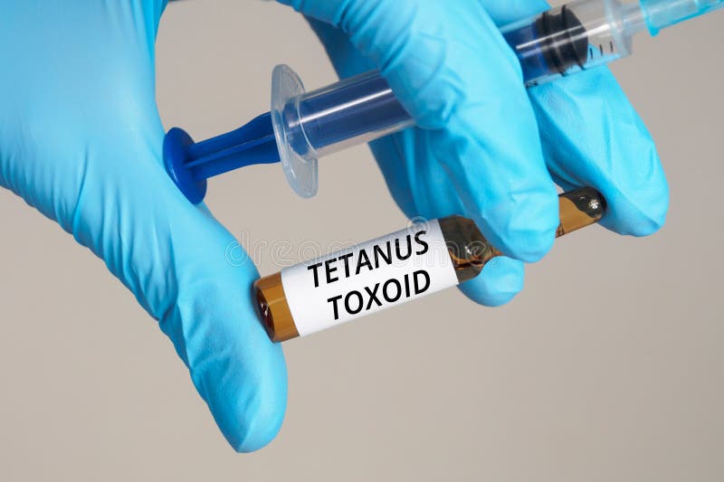 TETANUS TOXOID Text Meaning Explanation Vaccination Stock Photo - Image of health, protection ...