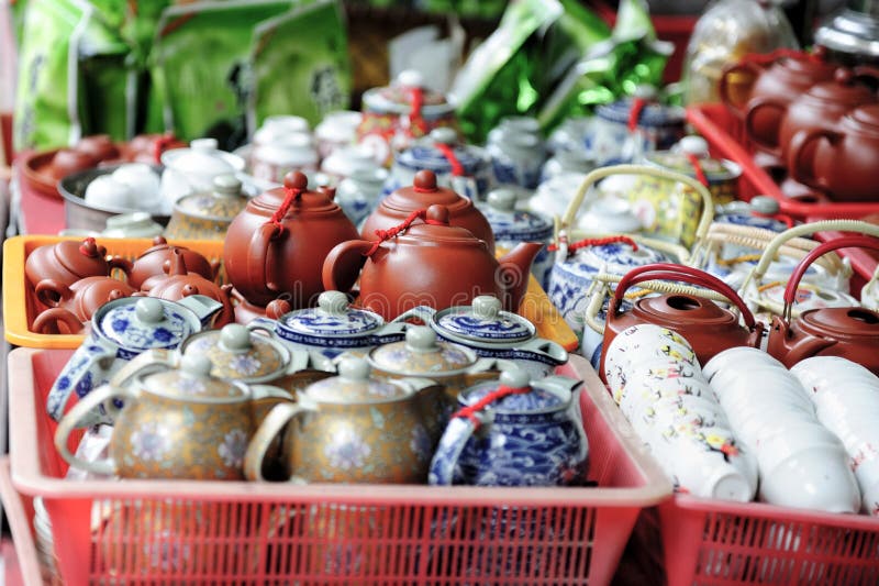 Tetera china imagen de archivo. Imagen de vendimia, productos - 34805735