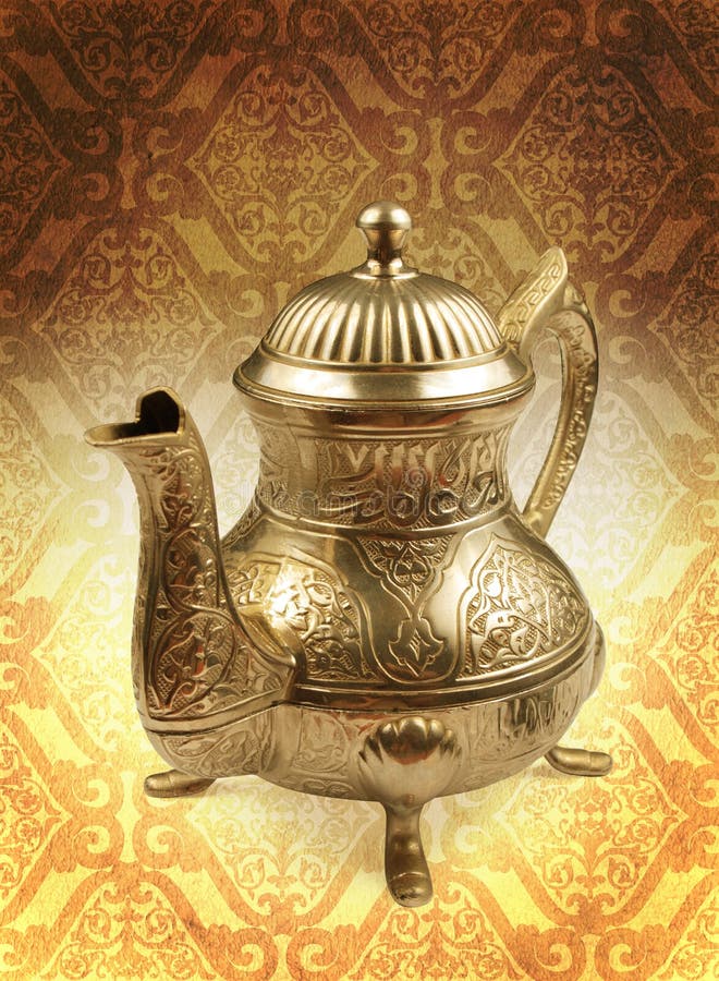 Tetera turca imagen de archivo. Imagen de ramadan, envase - 22981865