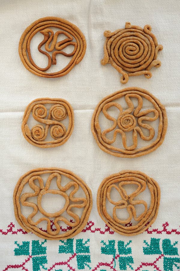 Teterki, Russian Rye Cookies for Spring Equinox Selebration Stock Photo ...
