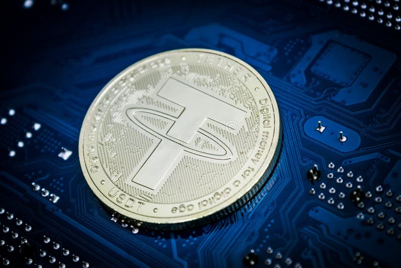 Tether coin editorial stock image. Image of benefit - 238857454