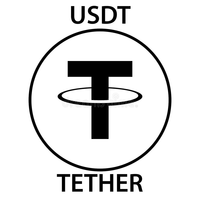 Tether Cryptocurrency Blockchain Icon. Virtual Electronic, Internet ... Tether Cryptocurrency Blockchain Icon. Virtual Electronic, Internet ...