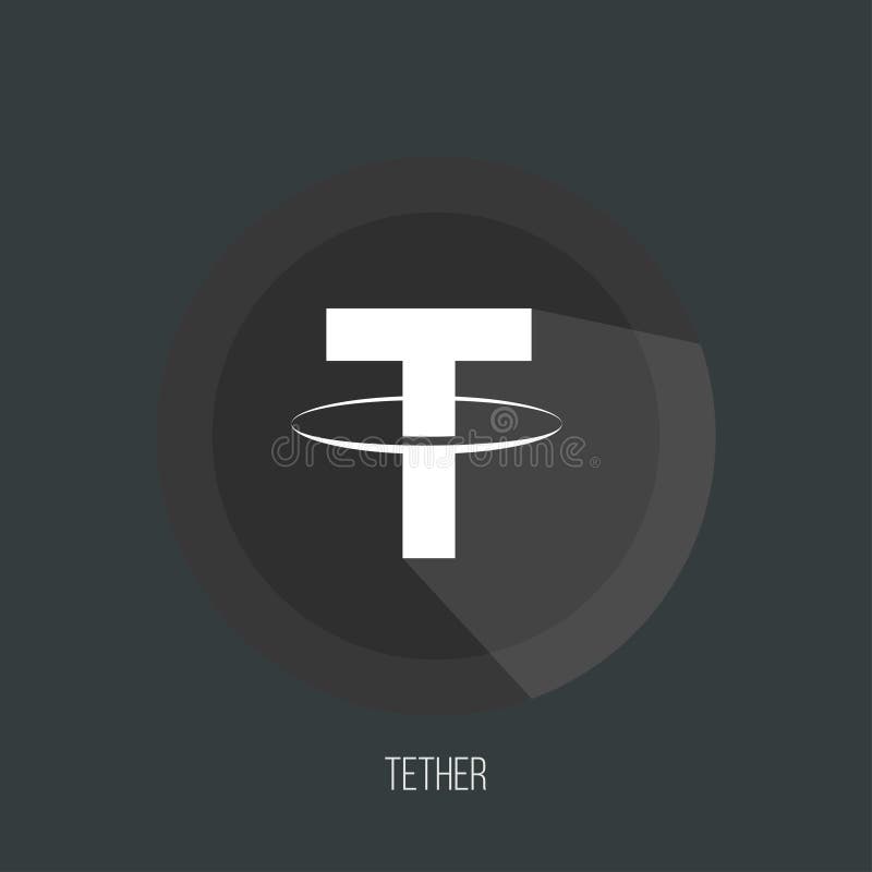 Vector Tether USDT logo editorial photography. Illustration of ...