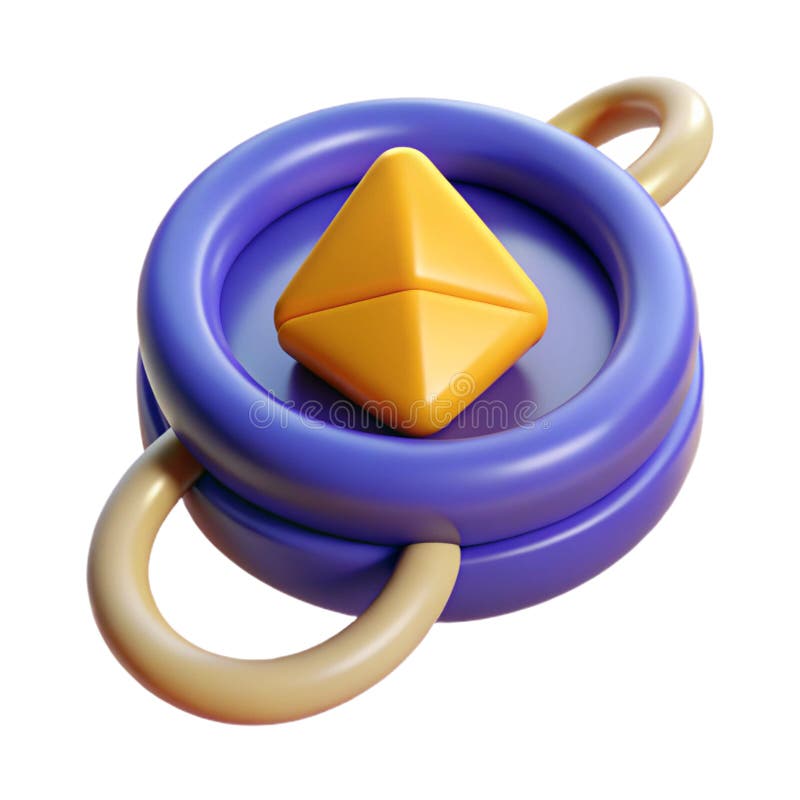 Tether 3D Icon stock illustration. Illustration of stylish - 359121531