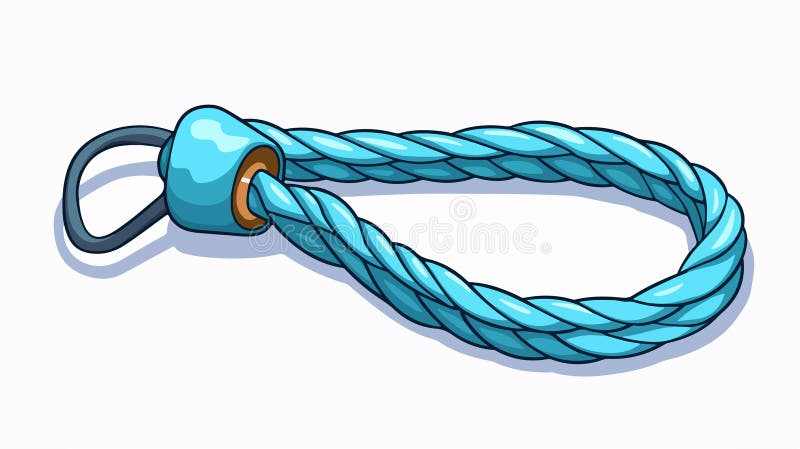 Tether Rope Vector Icon stock vector. Illustration of symbol - 344788484