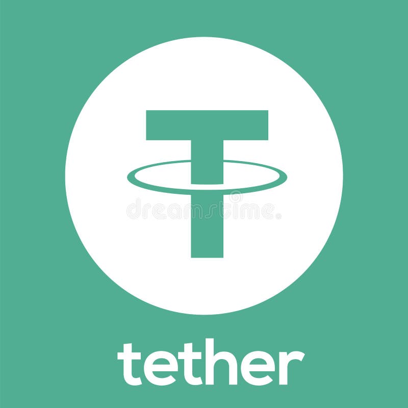 Tether USDT Blockchain Digital Money Cryptocurrency Vector Green White ... Tether USDT Blockchain Digital Money Cryptocurrency Vector Green White ...