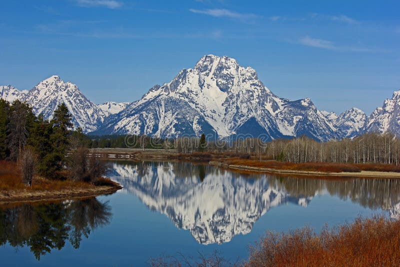 The Tetons stock image. Image of touring, mountains, wilds - 49607809