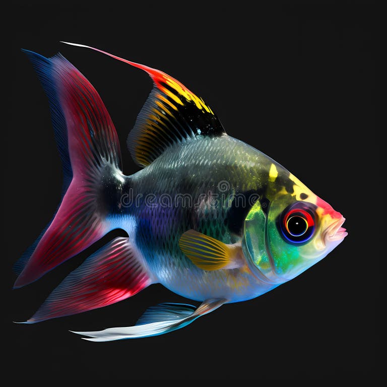 Tetra Fish Full Body. Generative AI Stock Illustration - Illustration ...