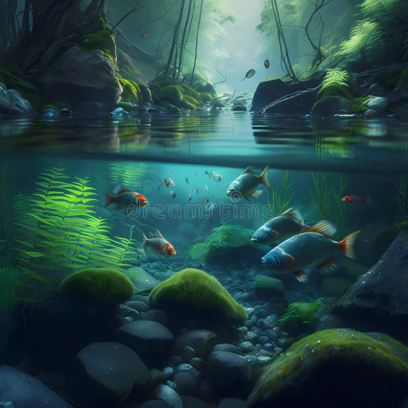 Fish Habitats Stock Illustrations – 352 Fish Habitats Stock ...