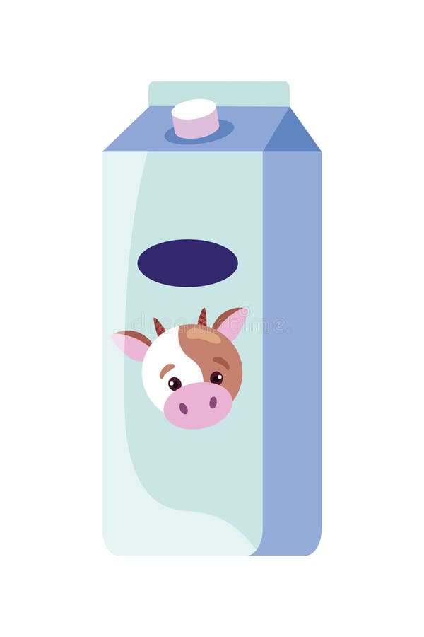 Tetra pack box milk stock vector. Illustration of carton - 293484193