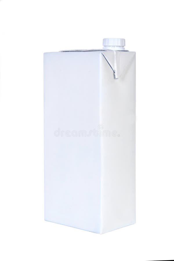 Tetra Pack Isolated on White Stock Image - Image of clean, drink: 121124079