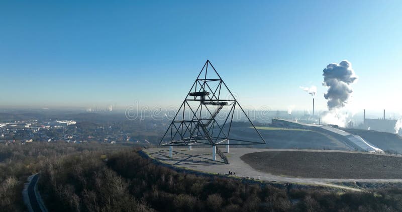Tetraeder, Tetraeder Observation Tower in Bottrop , Germany Stock ...