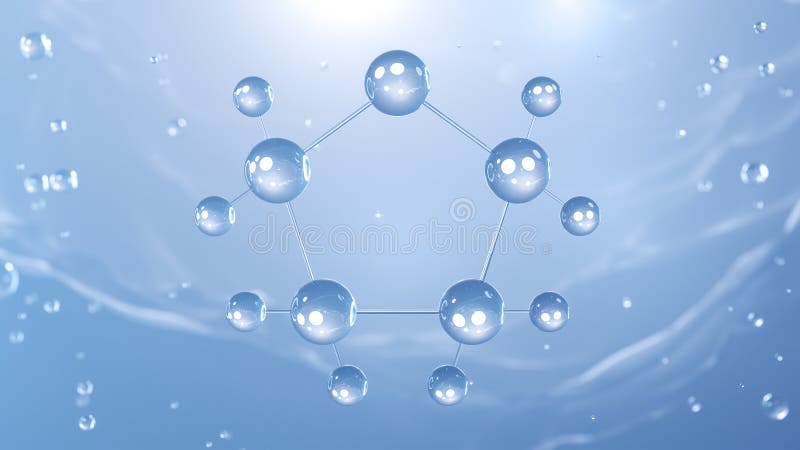 Tetrahydrofuran Molecular Structure, 3d Model Molecule, Oxolane ...