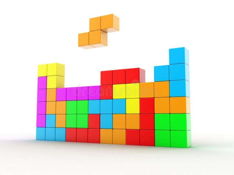 Green Tetris Game Blocks Stock Illustrations – 104 Green Tetris Game ...