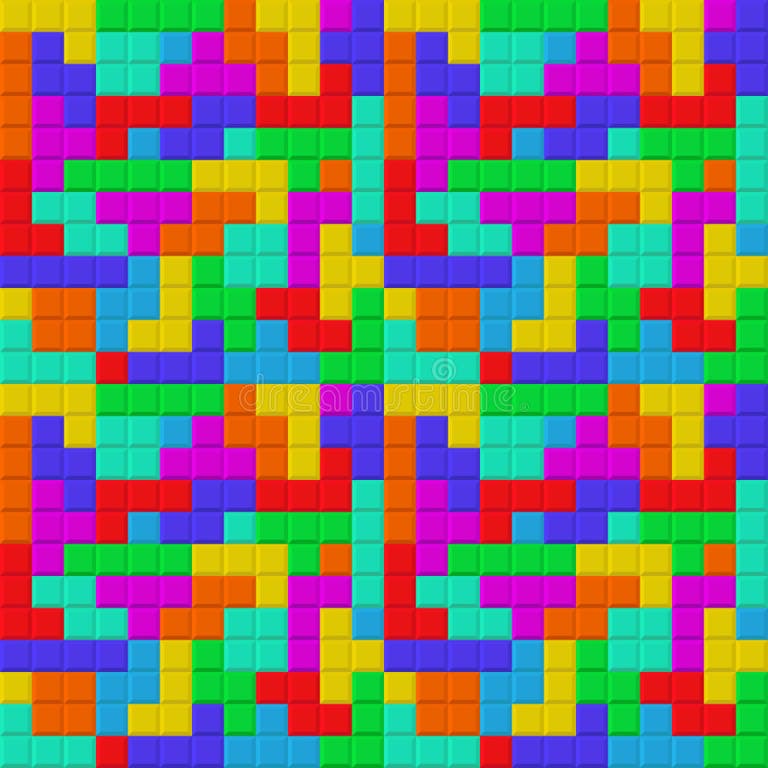 Tetris Pattern Stock Illustrations – 1,468 Tetris Pattern Stock ...