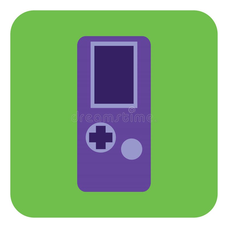 Old tetris game, icon stock vector. Illustration of icon - 260370650