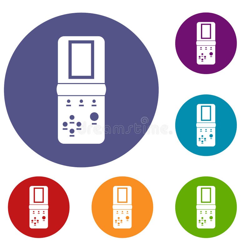 Tetris icons set stock vector. Illustration of entertainment - 95787040