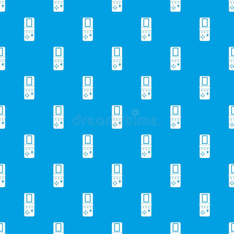 Tetris Pattern Seamless Blue Stock Vector - Illustration of gamepad ...