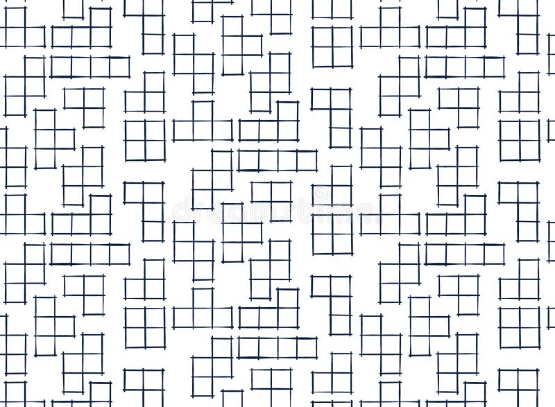 Tetris Pattern on a White Background. Vector Pattern Game, Design for ...
