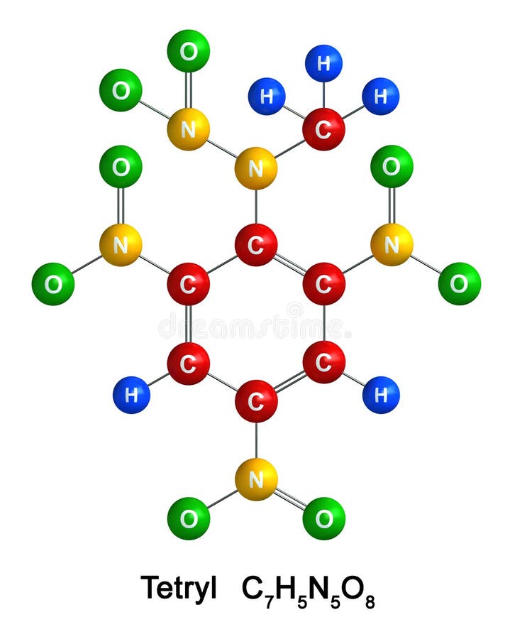 Tetryl Molecule Stock Illustrations – 14 Tetryl Molecule Stock ...
