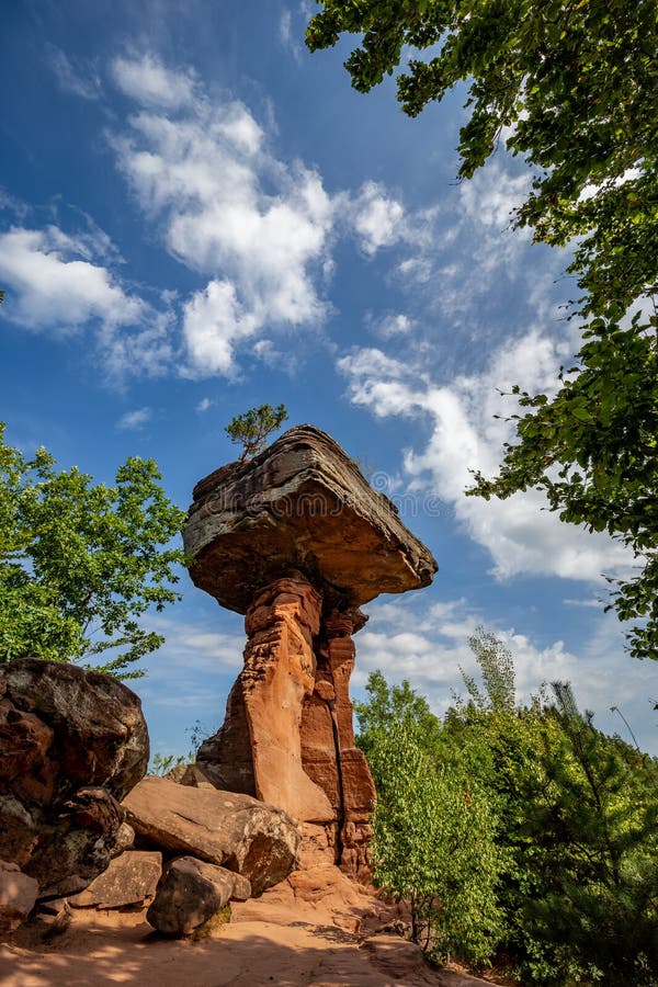 The Teufelstisch, Devils Table, Rock Formation in Hinterweidenthal ...