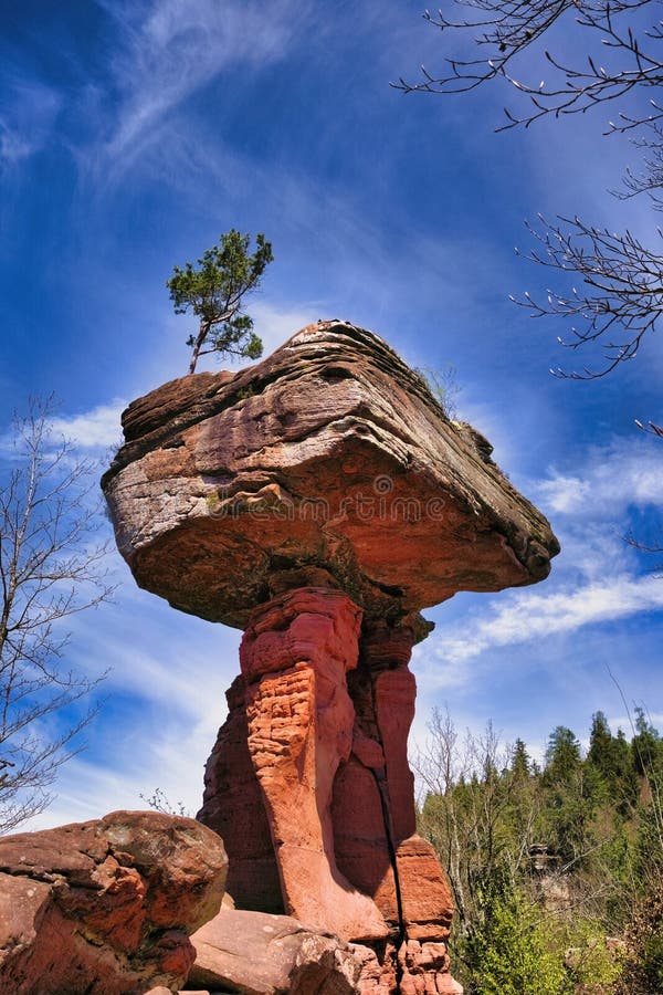 The Teufelstisch, Devils Table, Rock Formation in Hinterweidenthal ...