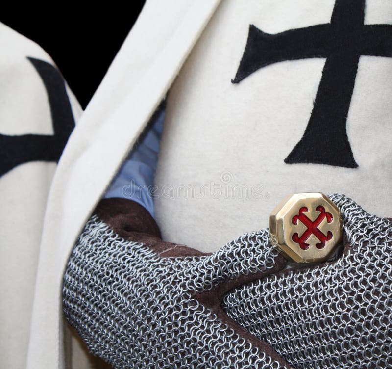 Teuton Ritterhandschuhe Und -klinge Stockfoto - Bild von christ ...