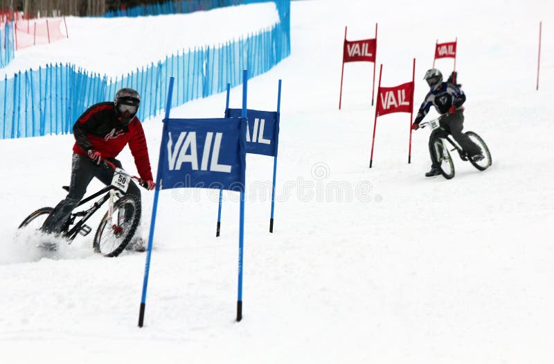 Teva Dual Slalom Bike editorial stock image. Image of competitive - 23391529