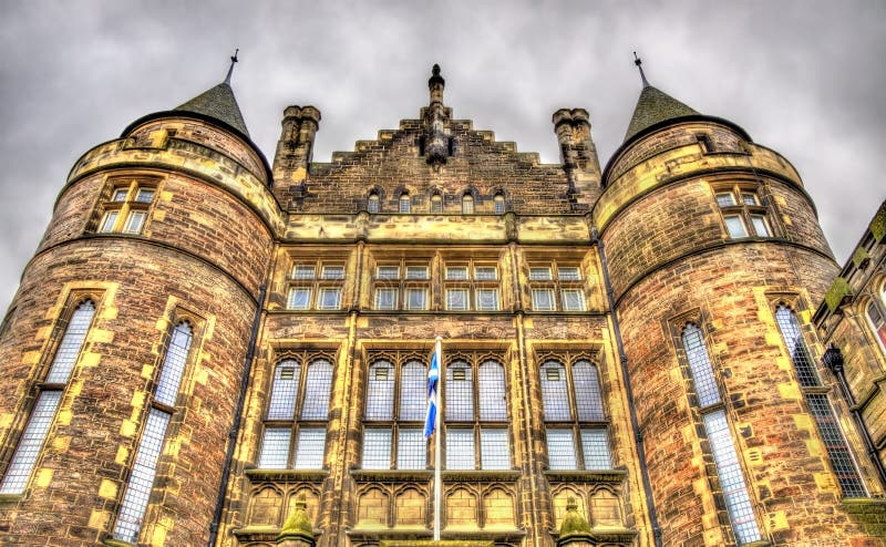 Teviot Row House in Edinburgh Stock Image - Image of scotland, castle ...