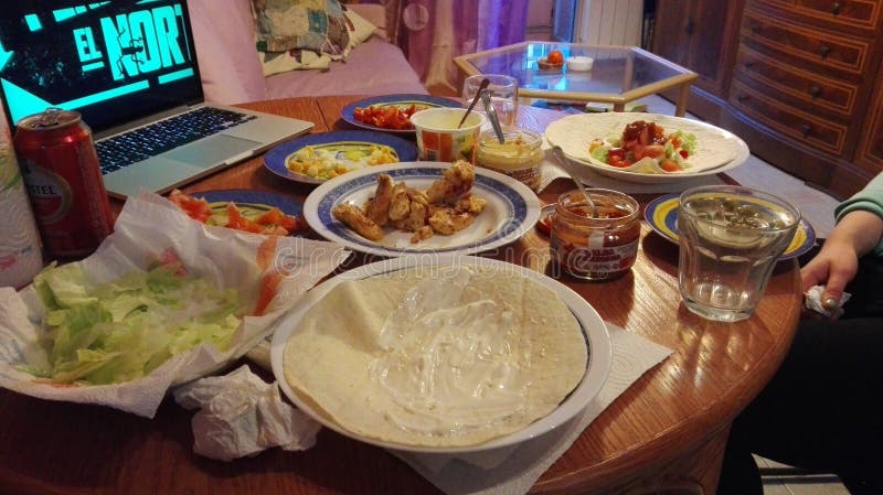 Tex Mex Night imagen de archivo editorial. Imagen de fajitas - 82370399