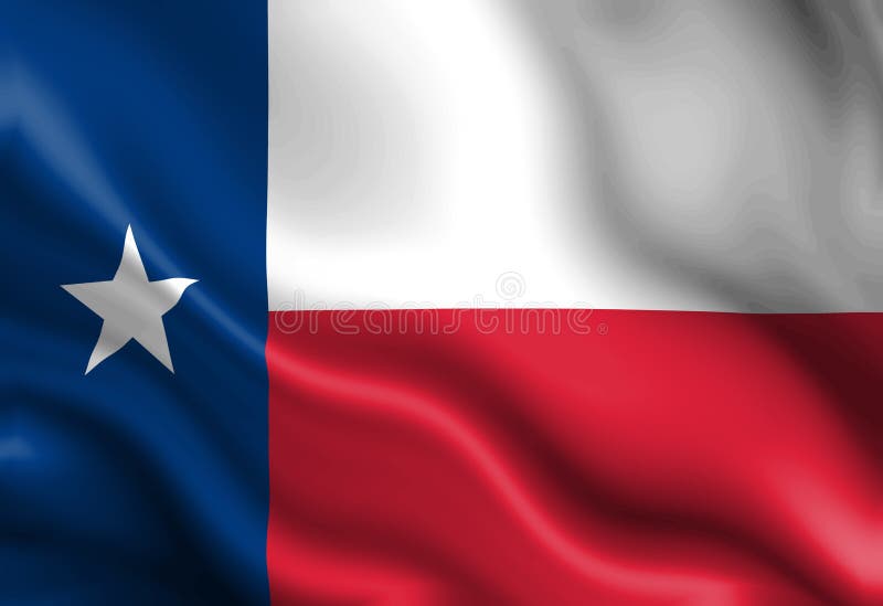 Texan flag stock illustration. Illustration of flag, moving - 5292964