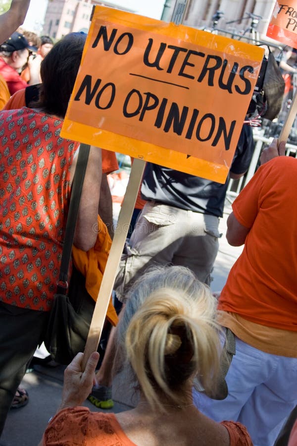 Texan Pro-Choice Protestor editorial photography. Image of rights ...