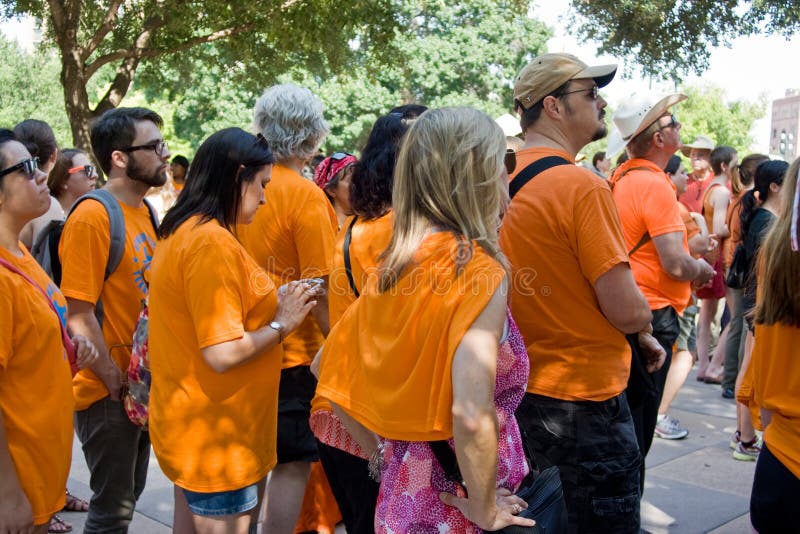Texan Pro-Choice Protestors Editorial Photo - Image of politics, rights ...