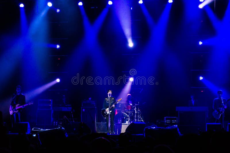 Live concert crowd waving stock photo. Image of atmosphere - 20138098