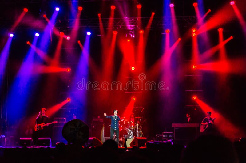 Rock band portrait stock image. Image of determined, grim - 2522661