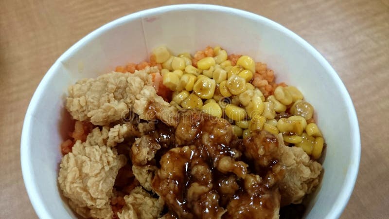 Texas Barbecue Rice Bowl stock photo. Image of corn, bowl - 57131532
