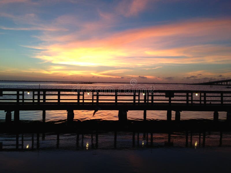 Texas Beaches stock photo. Image of mexico, gulf, sunset - 56625754