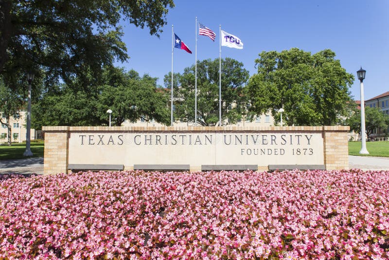 Texas Christian University redaktionelles stockfoto. Bild von texas ...