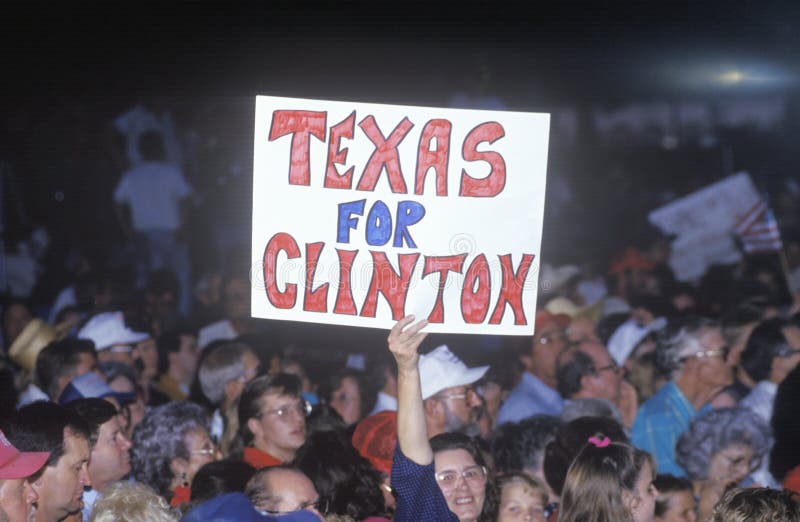 Texas for Clinton sign editorial photography. Image of party - 26277027